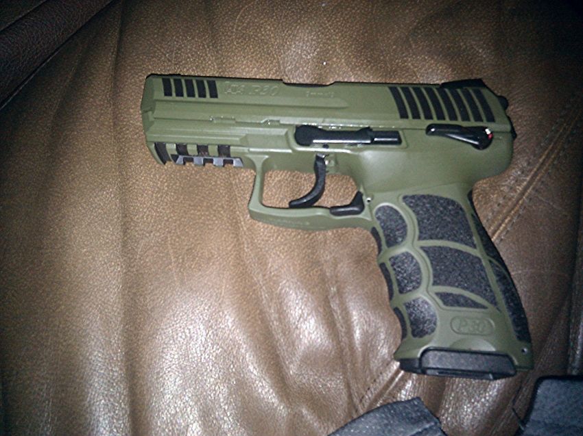 HK p2000 v3 OD green vs FDE - Calguns.net